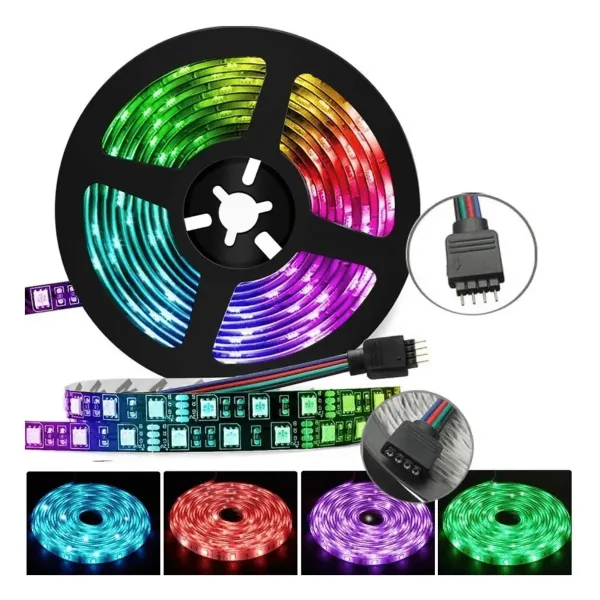 KIT CINTA LED RGB 110V 5MT - VISION LED