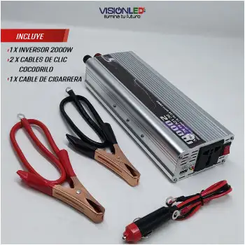 Inversor de voltaje 2000W - VISION LED