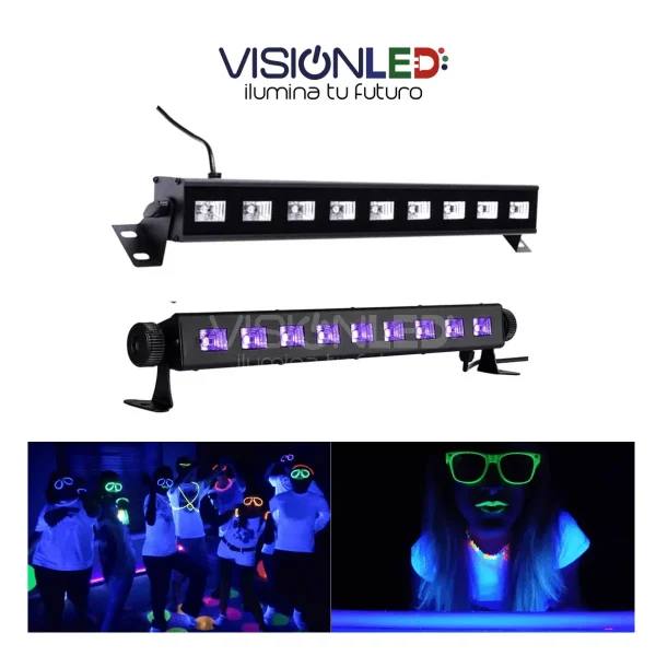 BARRA LUZ NEGRA 36W | VisionLED